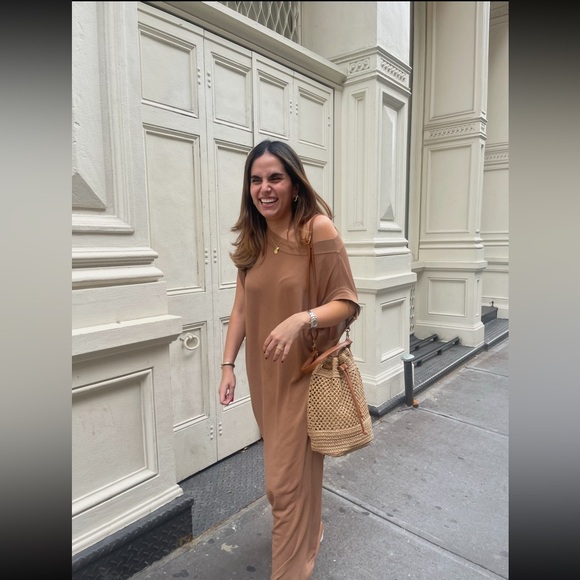 Zara | Dresses | Zara Tan Dress | Poshmark